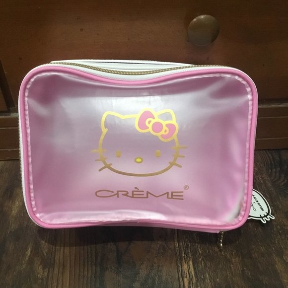 Hello Kitty | Bags | Hello Kitty Large Pink Square Travel Case | Poshmark